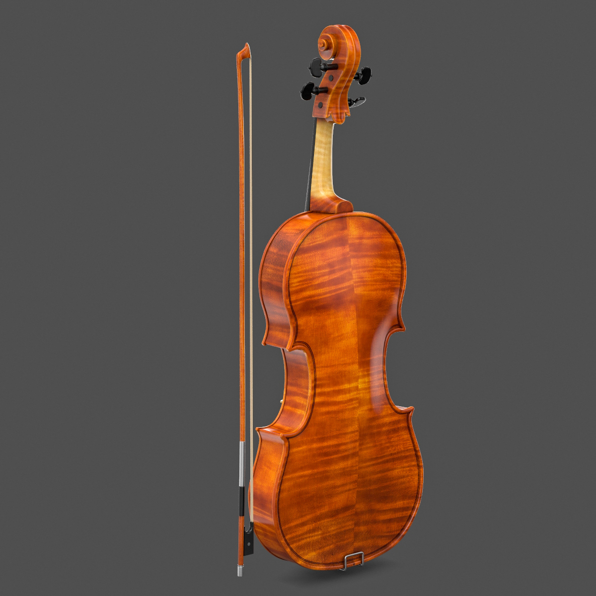 3d model violin instrument