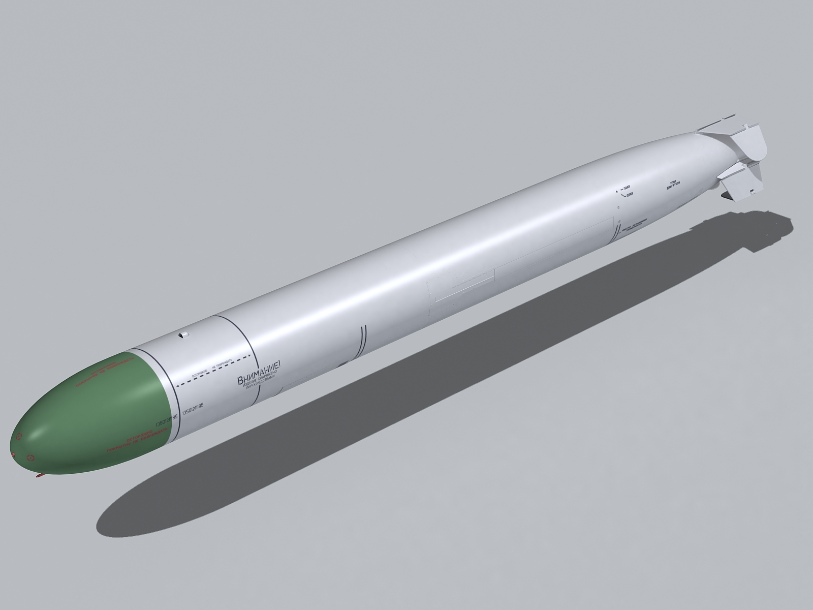 kh-55 missile 3d 3ds