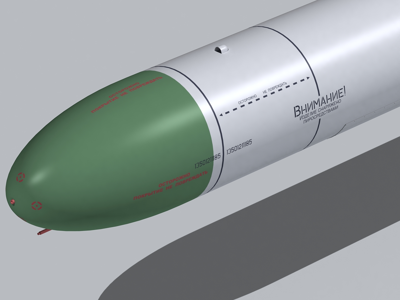 kh-55 missile 3d 3ds