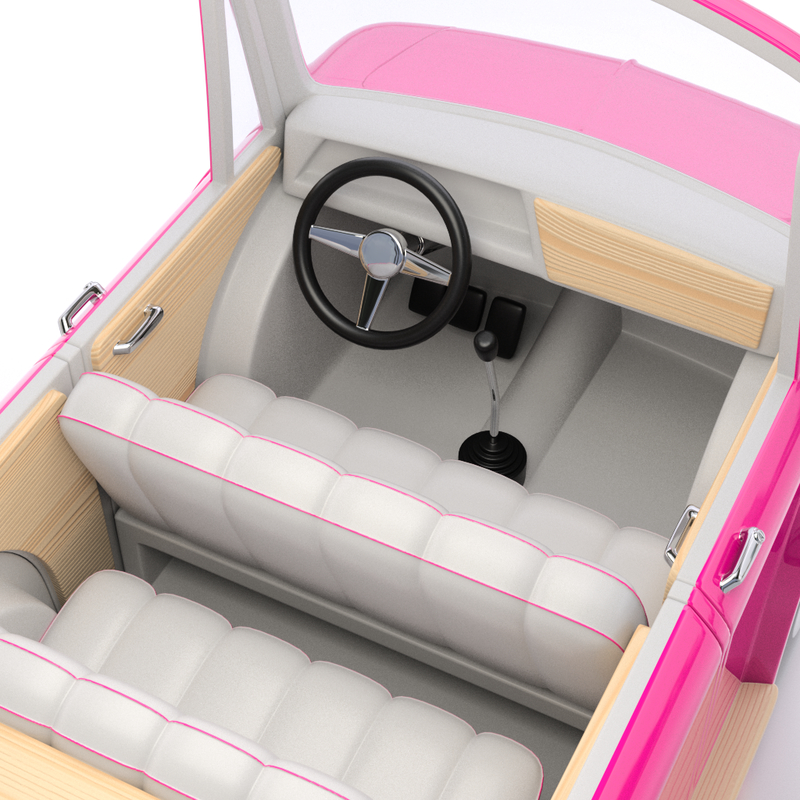 3d model cartoon car convertible