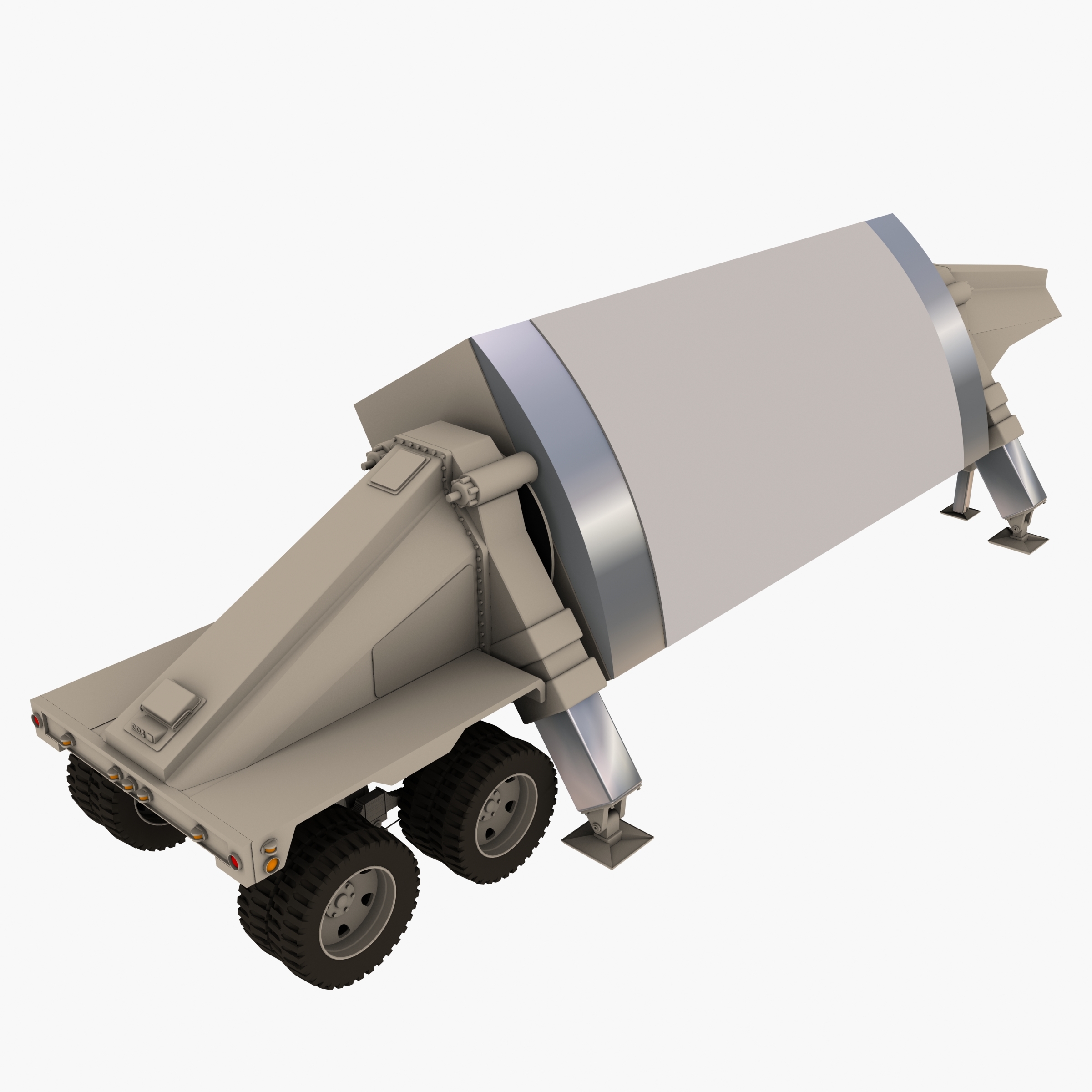 3d thaad radar model