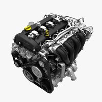 i4 engine 4 3d model
