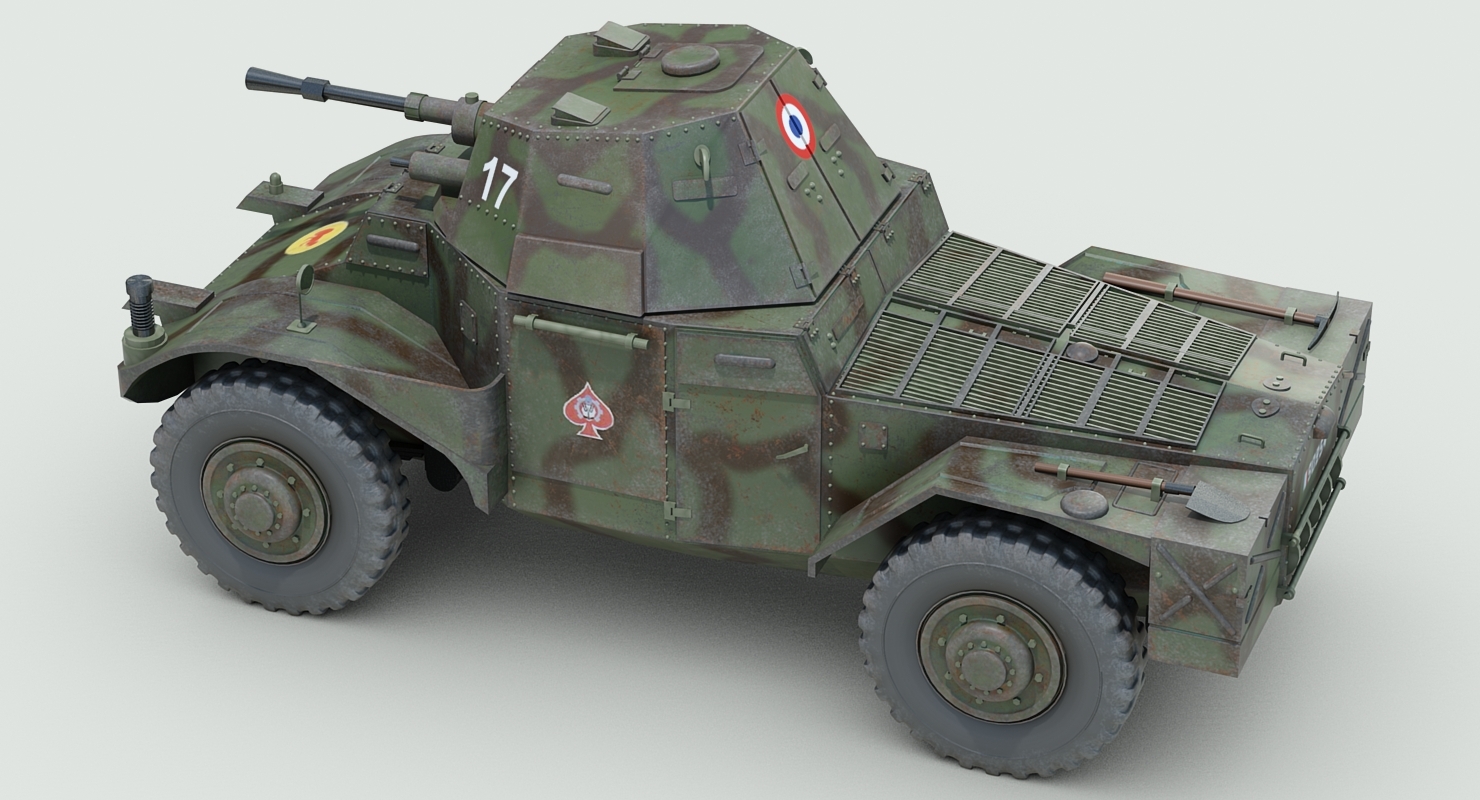 3d 3ds ww2 panhard 178