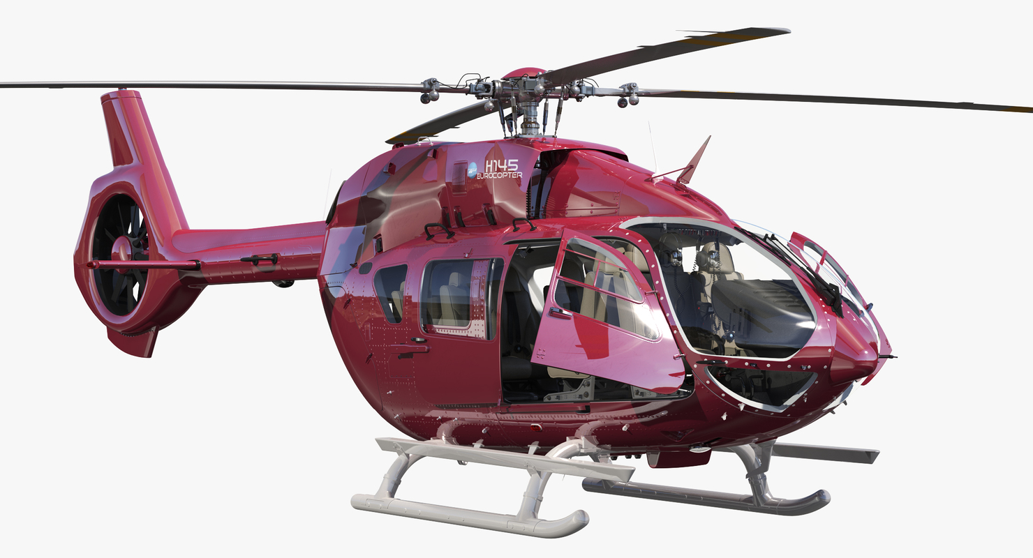 Airbus helicopters h145 cockpit 3D model - TurboSquid 1335728