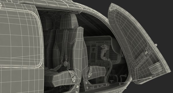 Airbus helicopters h145 cockpit 3D model - TurboSquid 1335728
