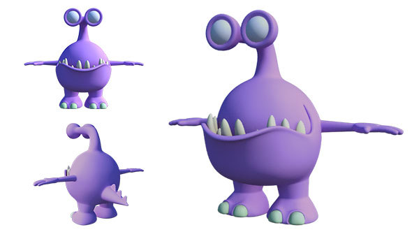 3D monster animation model - TurboSquid 1335310
