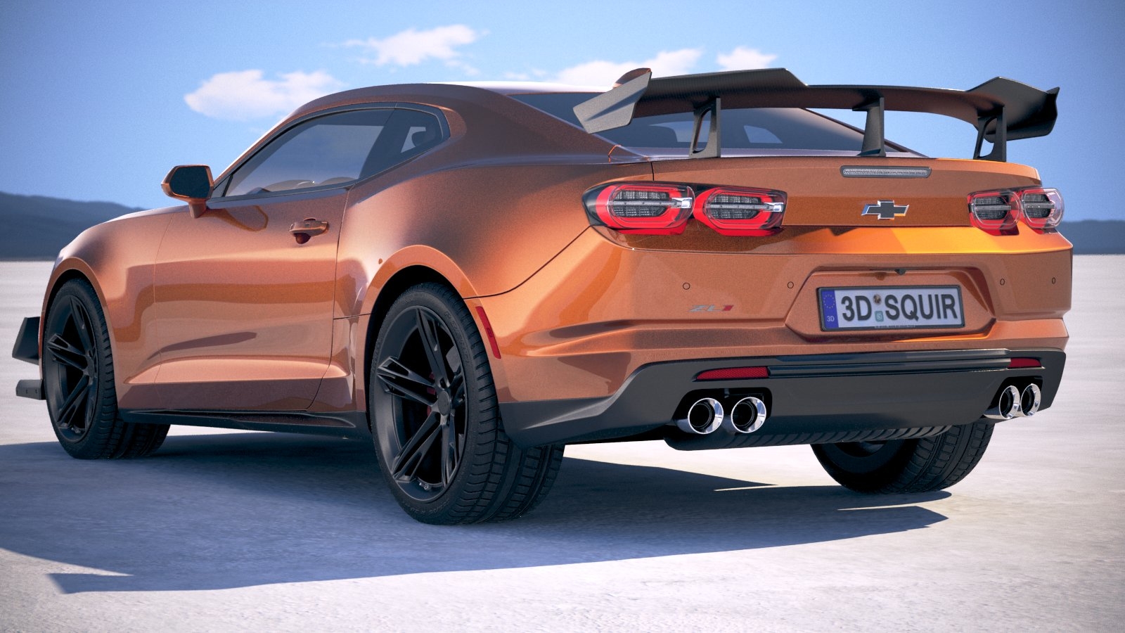 modelo 3d Chevrolet Camaro ZL1 1LE 2019 - TurboSquid 1335647