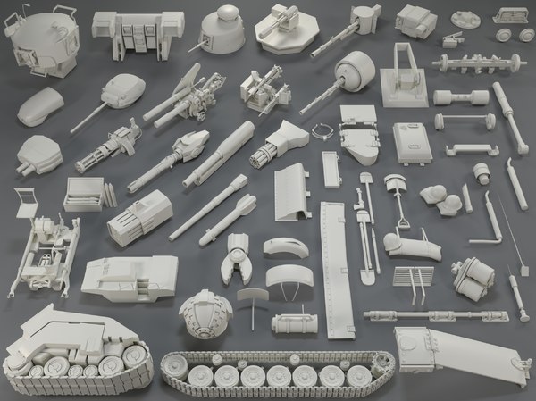 3D Kitbash Models | TurboSquid
