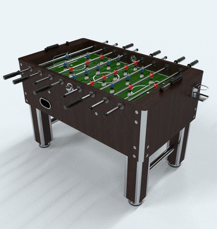Foosball table 3D model - TurboSquid 1335762