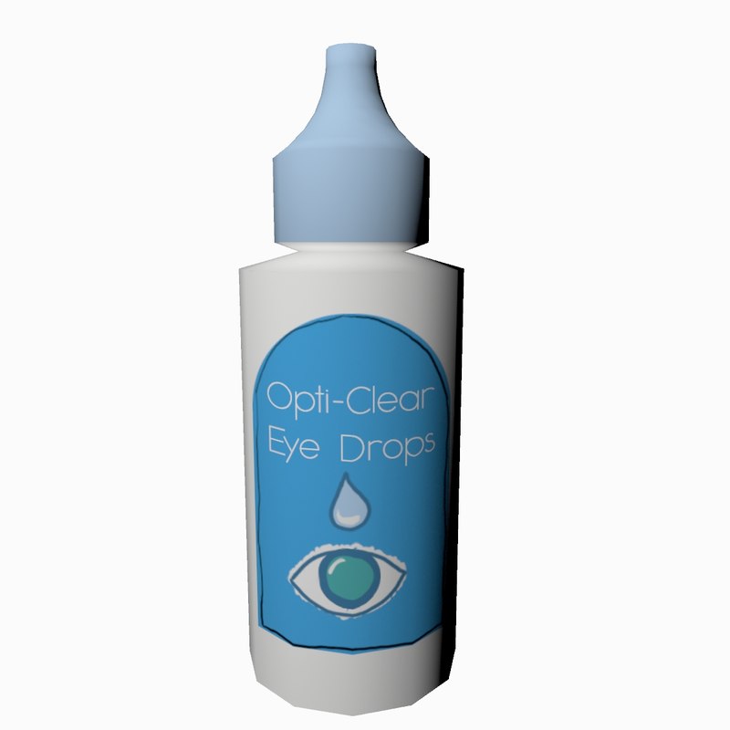 3D cartoon eye drops - TurboSquid 1335783
