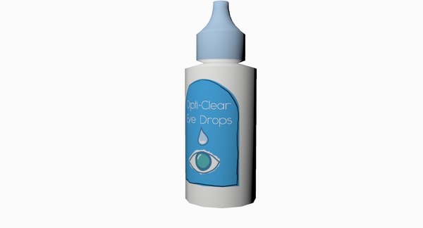 3D cartoon eye drops - TurboSquid 1335783
