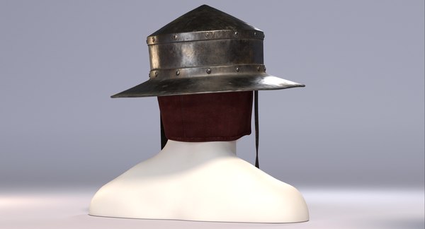 pointed kettle hat chapel 3d max