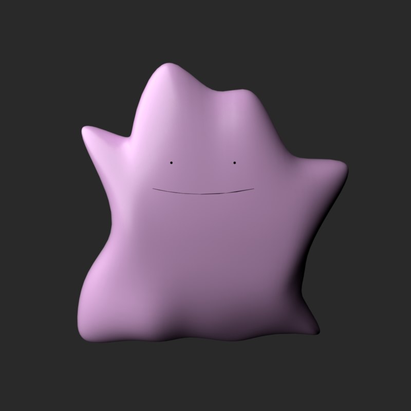 Pokemon ditto model - TurboSquid 1335980