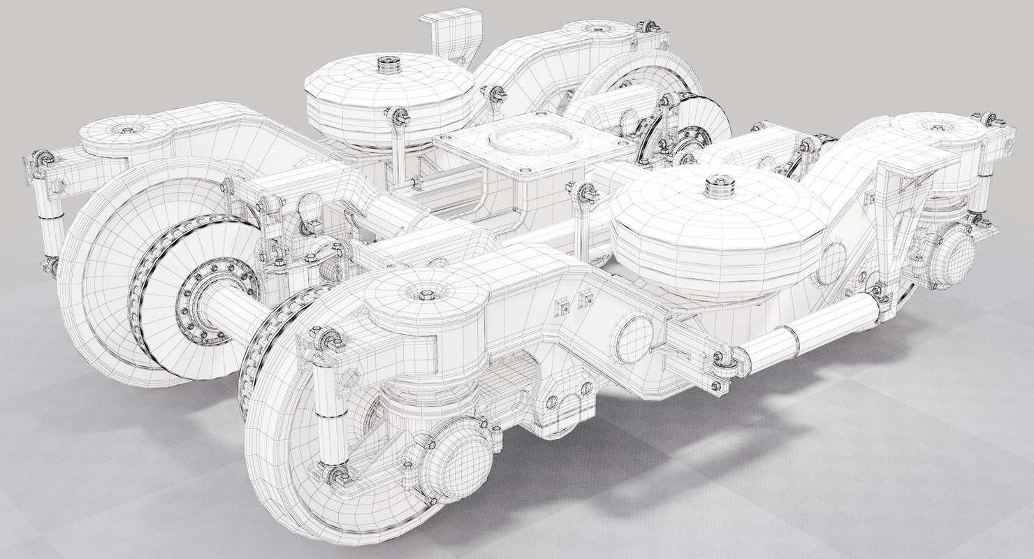 Train bogie 3D model - TurboSquid 1336007