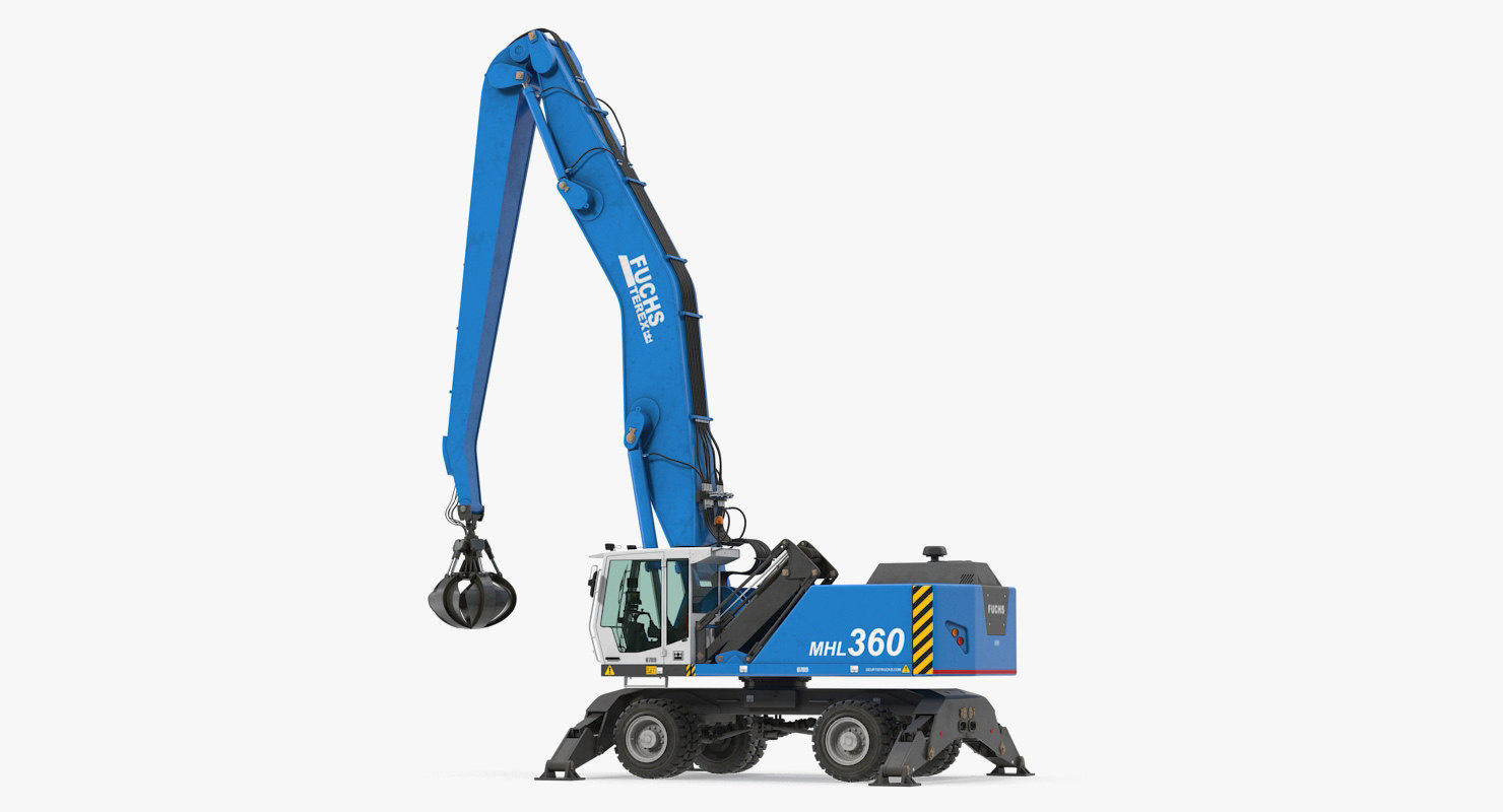 3D terex fuchs mhl360 handler - TurboSquid 1336124