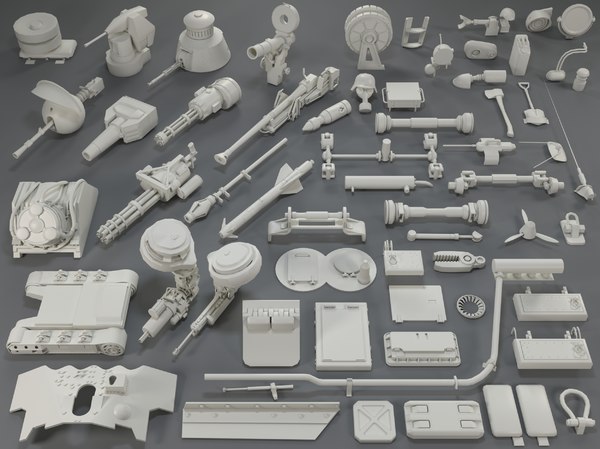 3D Kitbash Models | TurboSquid