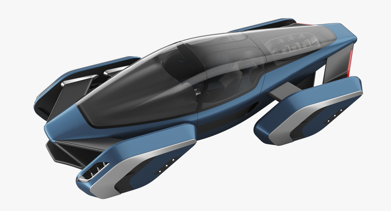 Hover car concept 3 model - TurboSquid 1336009