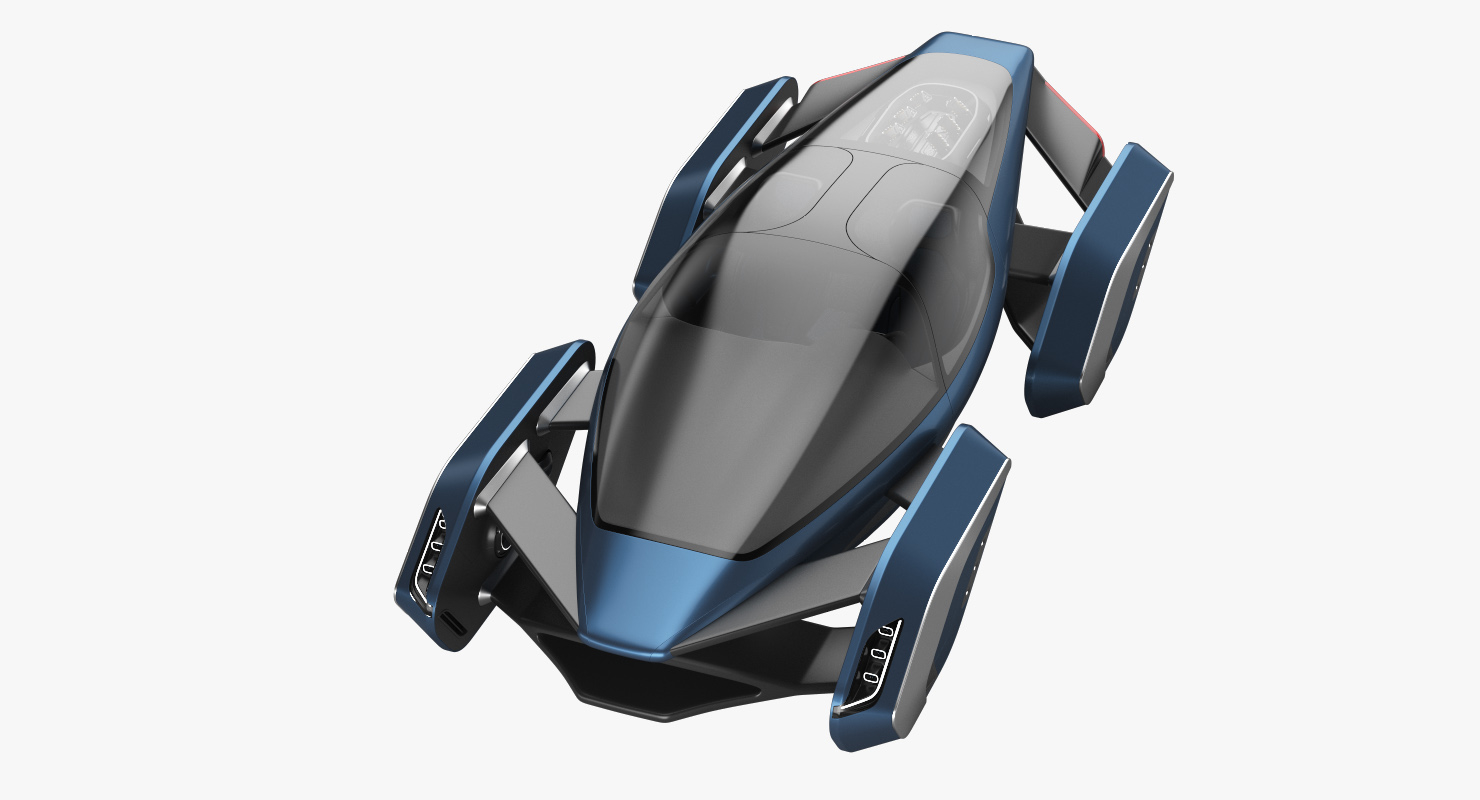 Hover car concept 3 model - TurboSquid 1336009