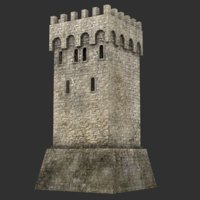 Blender tower medieval 3D model - TurboSquid 1333713