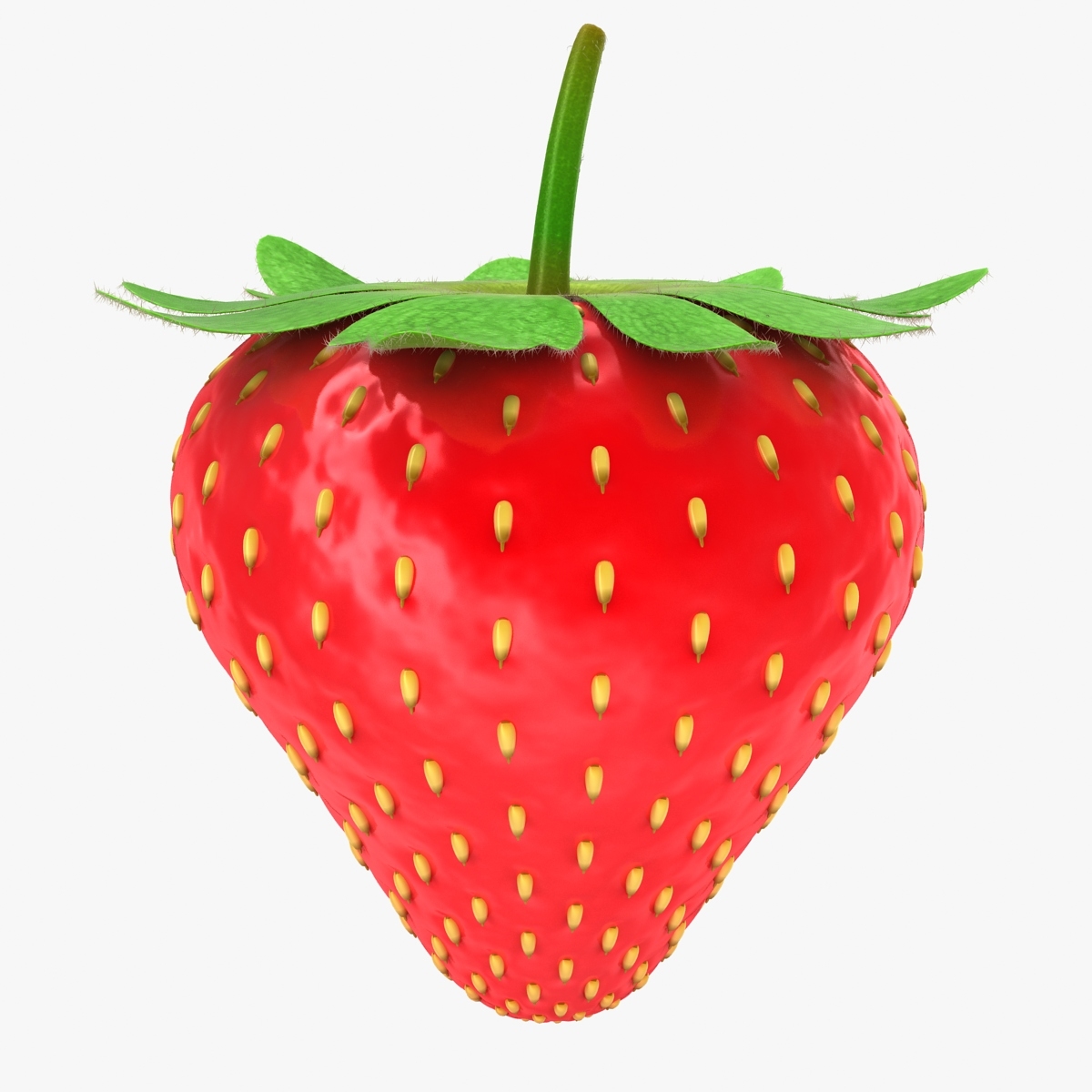 3D model realistic strawberry - TurboSquid 1213560