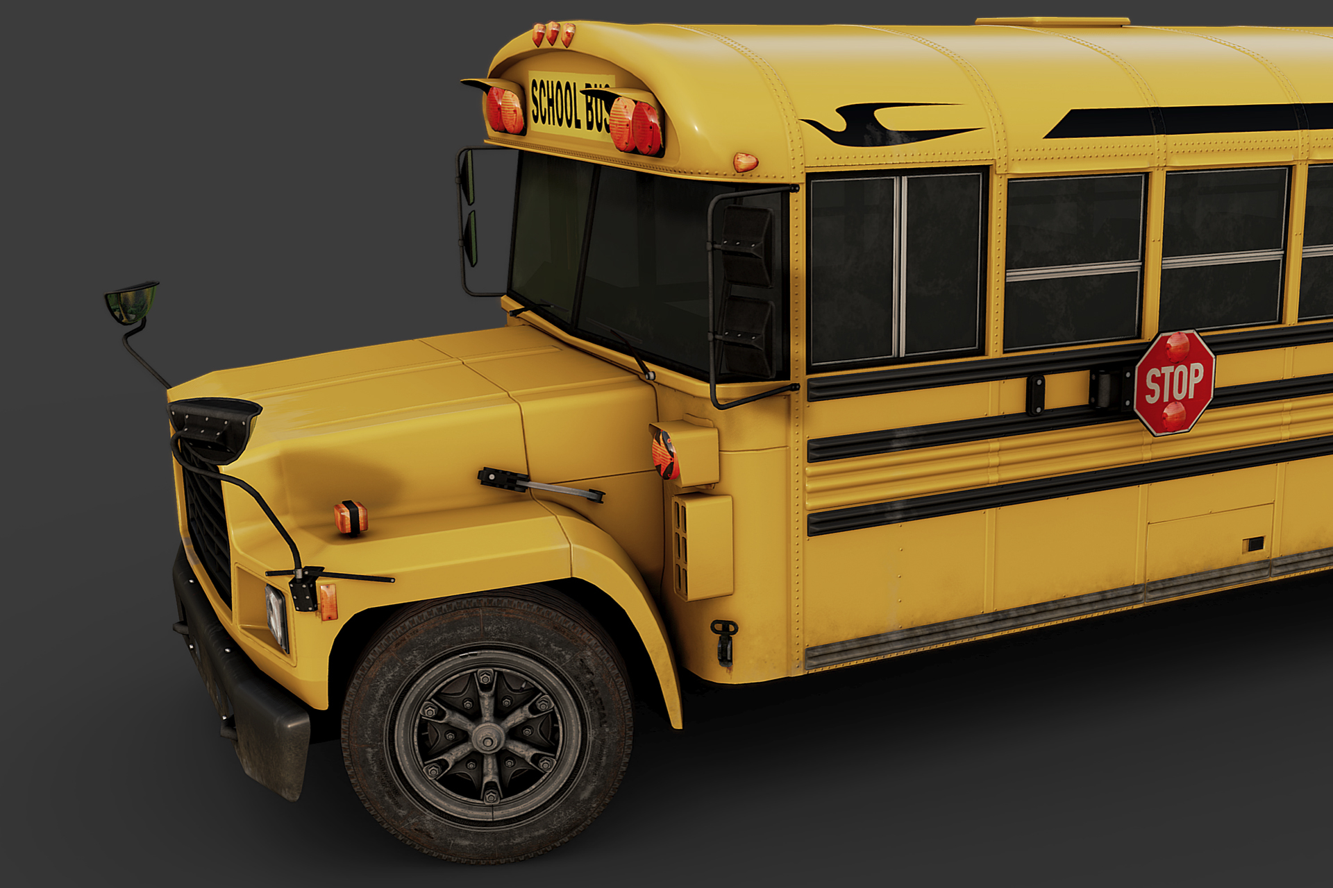 School bus 3D - TurboSquid 1336155