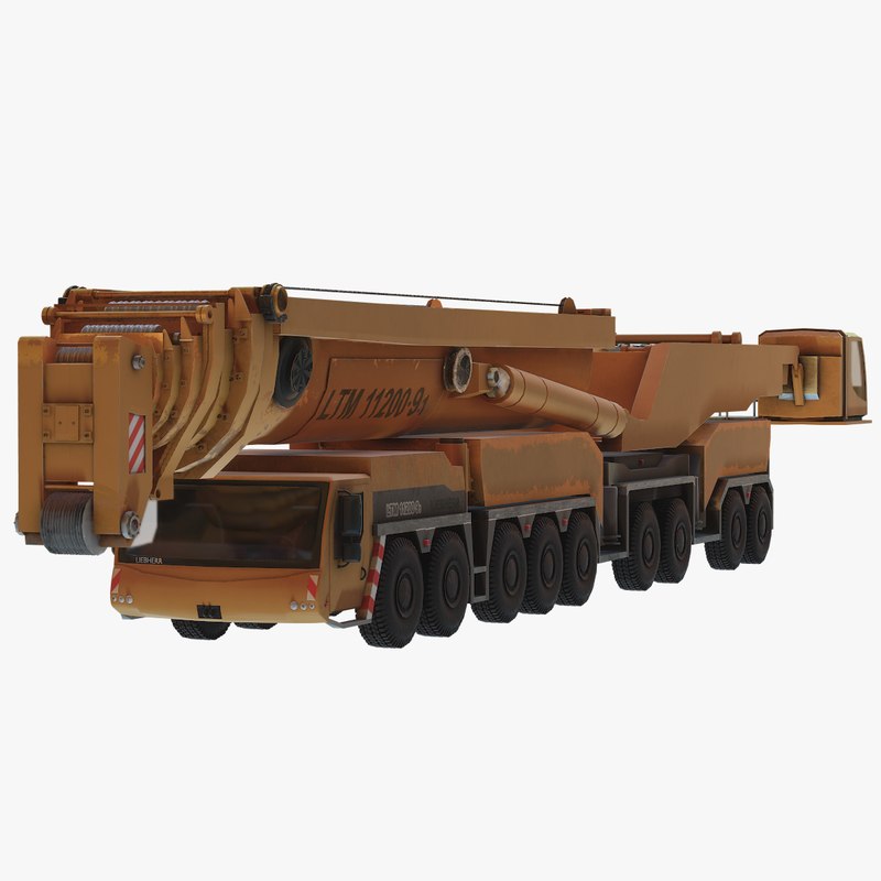 Liebherr ltm 11200 3D model - TurboSquid 1246350