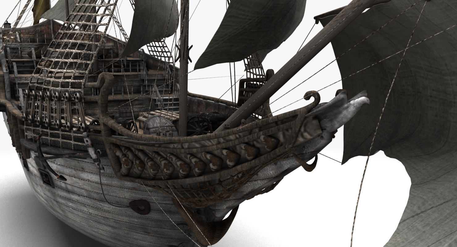 3D model galleons sailing ships - TurboSquid 1336280