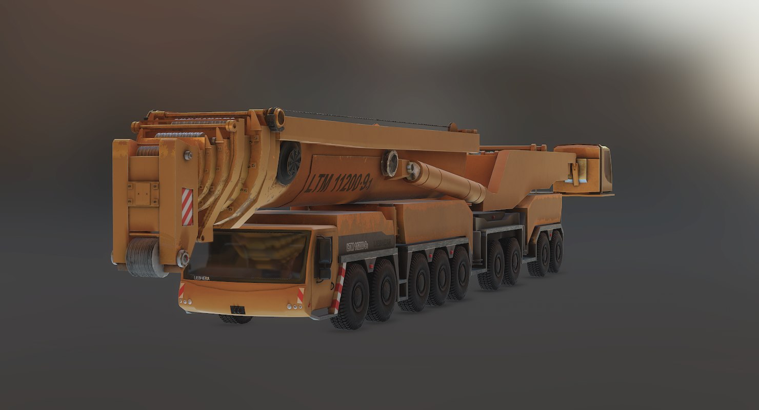 Liebherr ltm 11200 3D model - TurboSquid 1246350