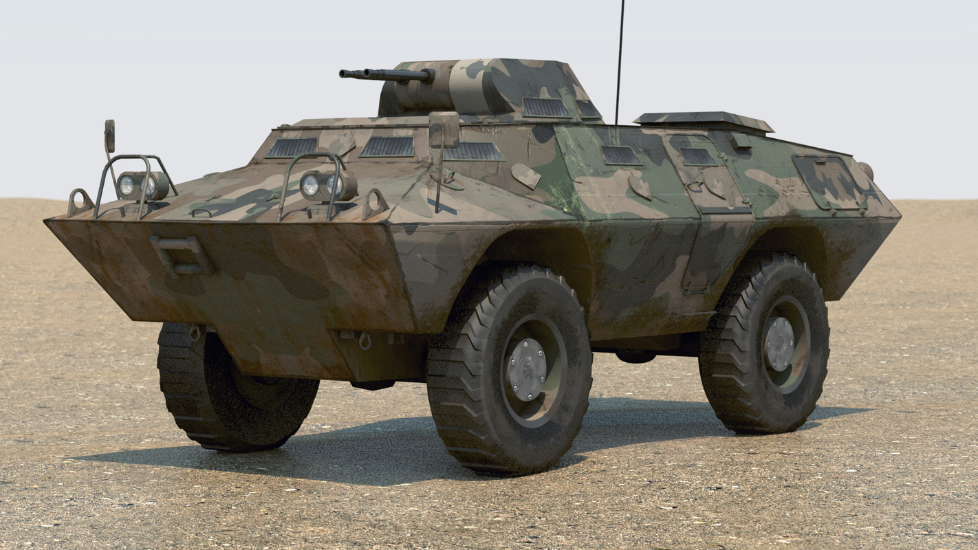 Cadillac gage commando model - TurboSquid 1336281