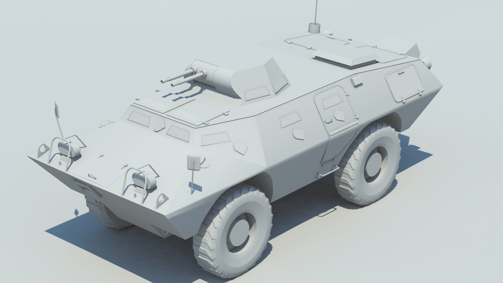 Cadillac gage commando model - TurboSquid 1336281