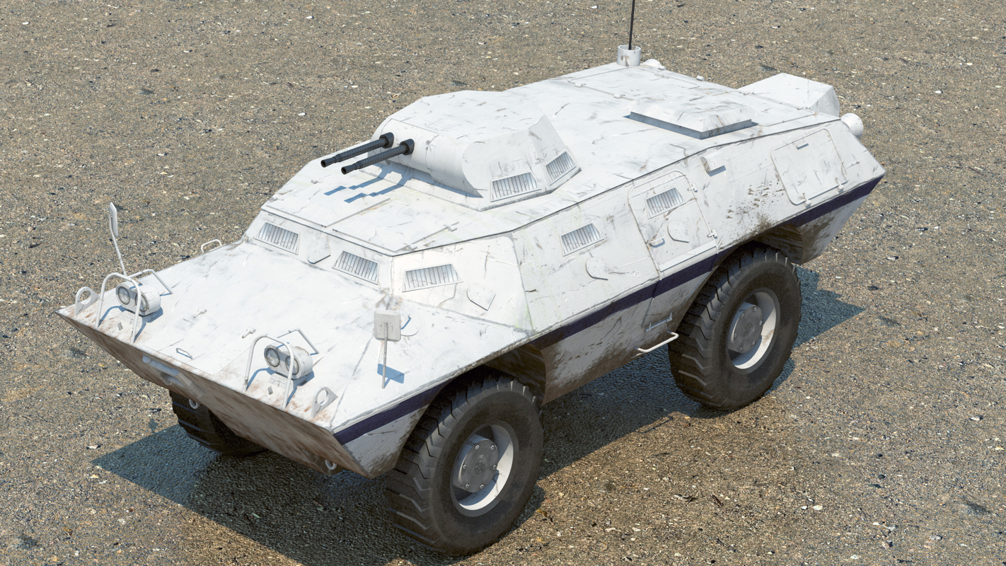 Cadillac gage commando model - TurboSquid 1336281