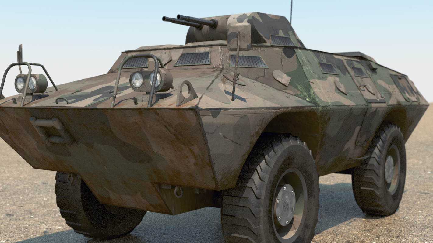 Cadillac gage commando model - TurboSquid 1336281