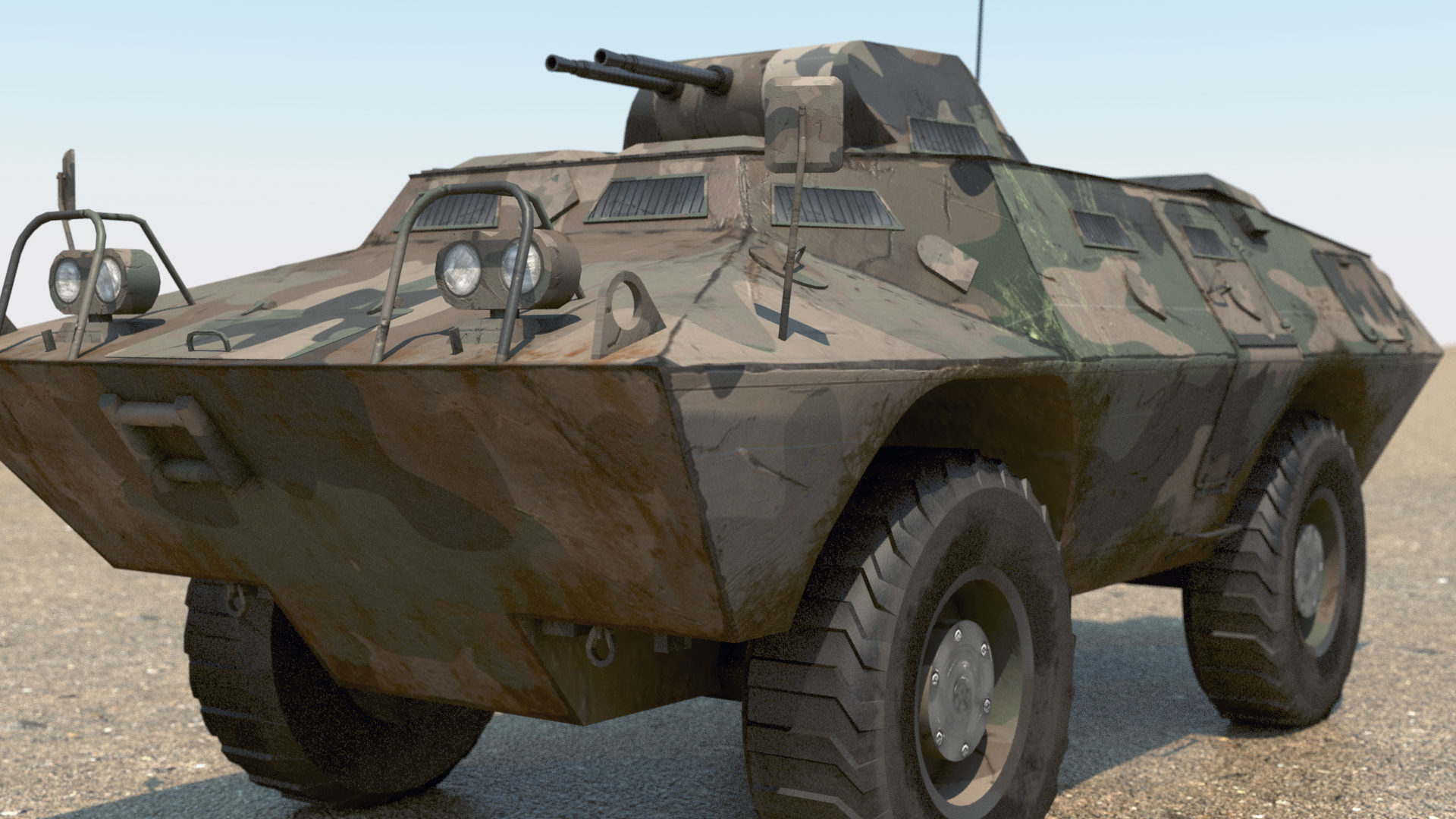 Cadillac gage commando model - TurboSquid 1336281