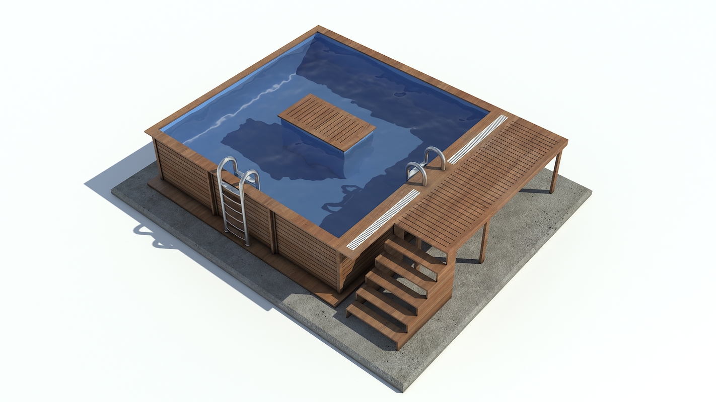 3D model gardens designed pool - TurboSquid 1336474