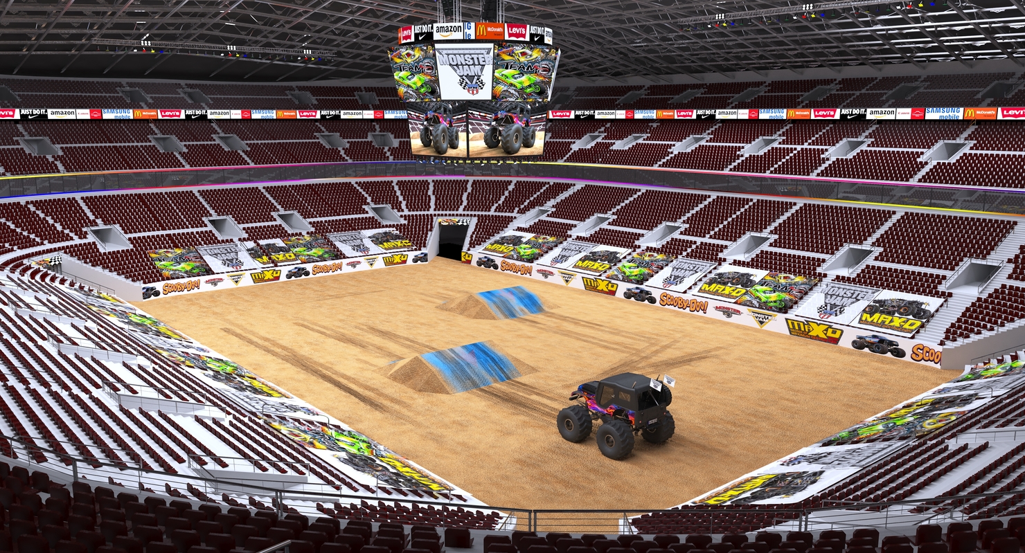 3D model monster arena - TurboSquid 1308256