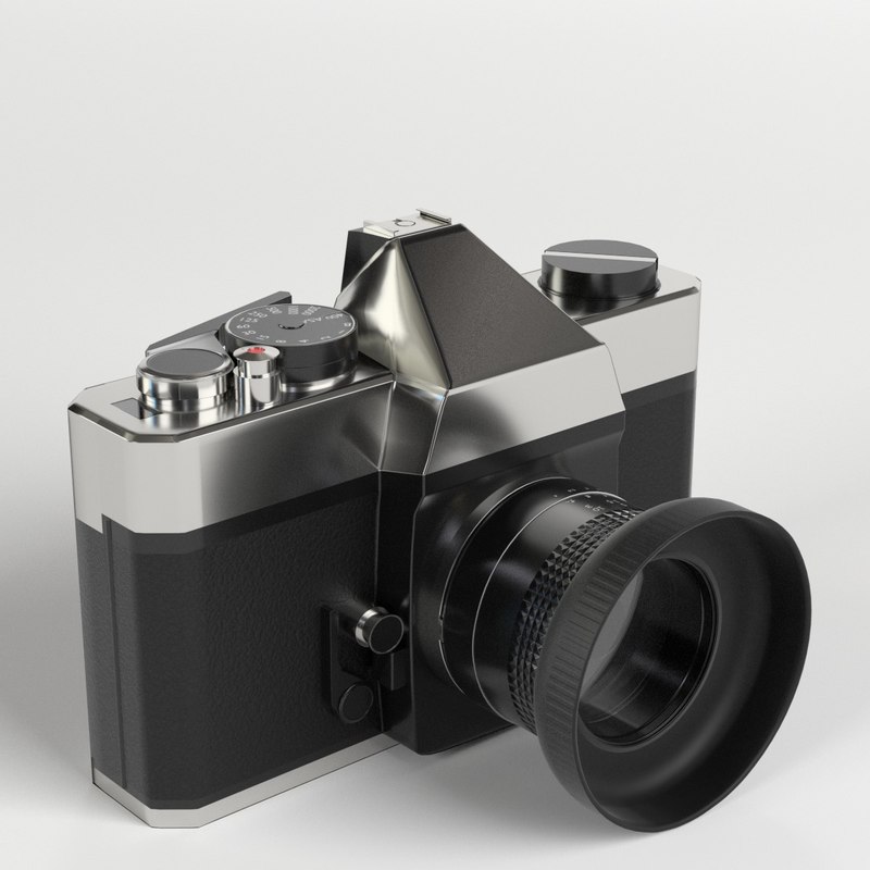 Vintage reflex camera 3D model - TurboSquid 1336657