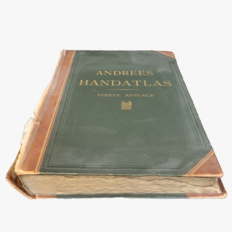 Old Atlas Book 3D 모델 - TurboSquid 1336697
