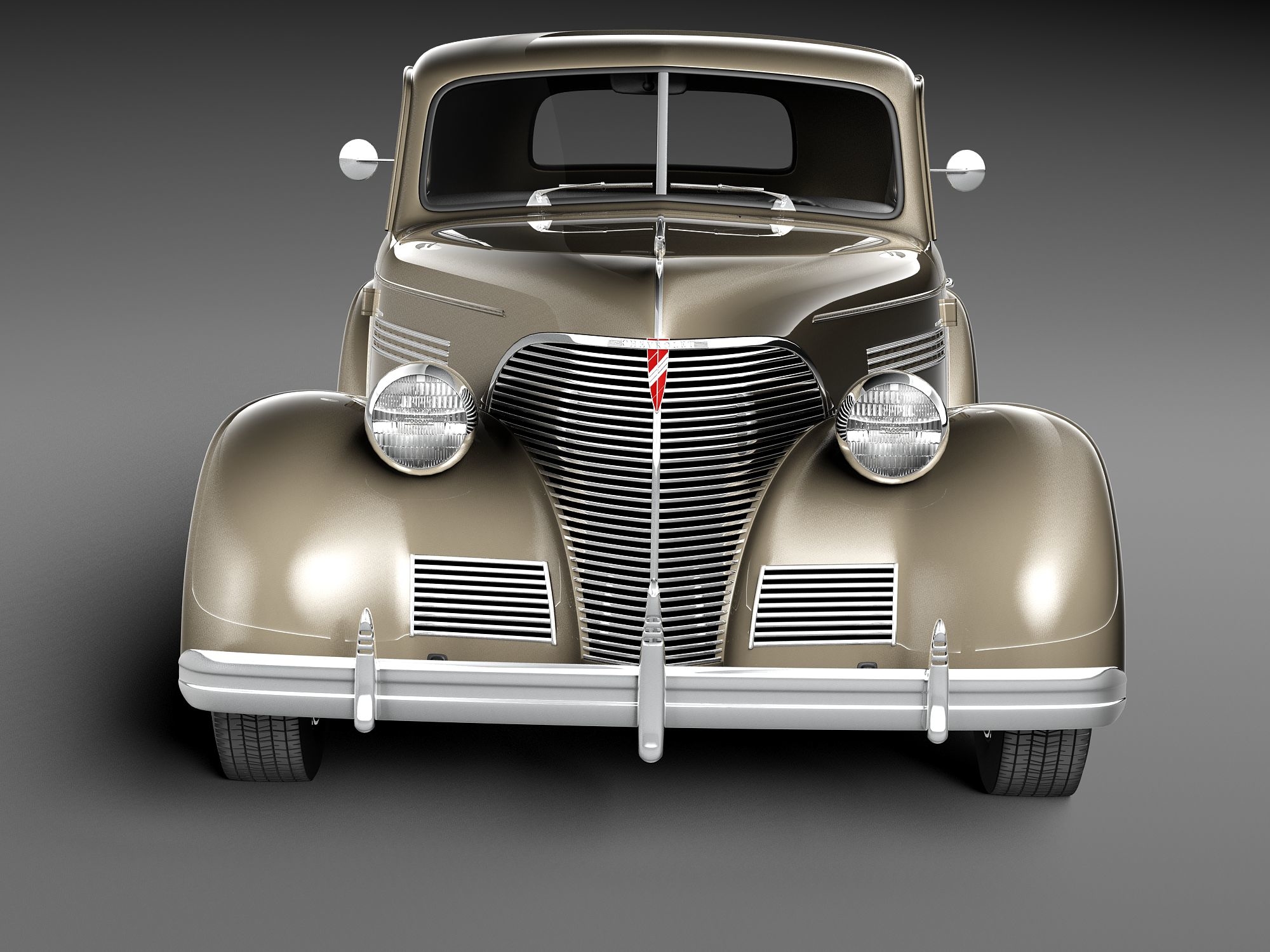 chevrolet 1939 coupe antique 3d model