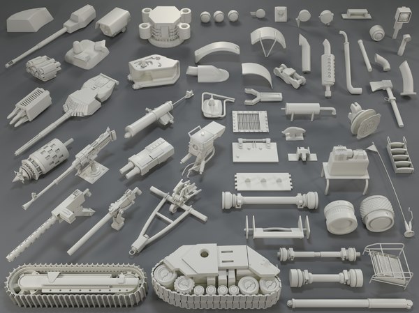 3D Kitbash Models | TurboSquid