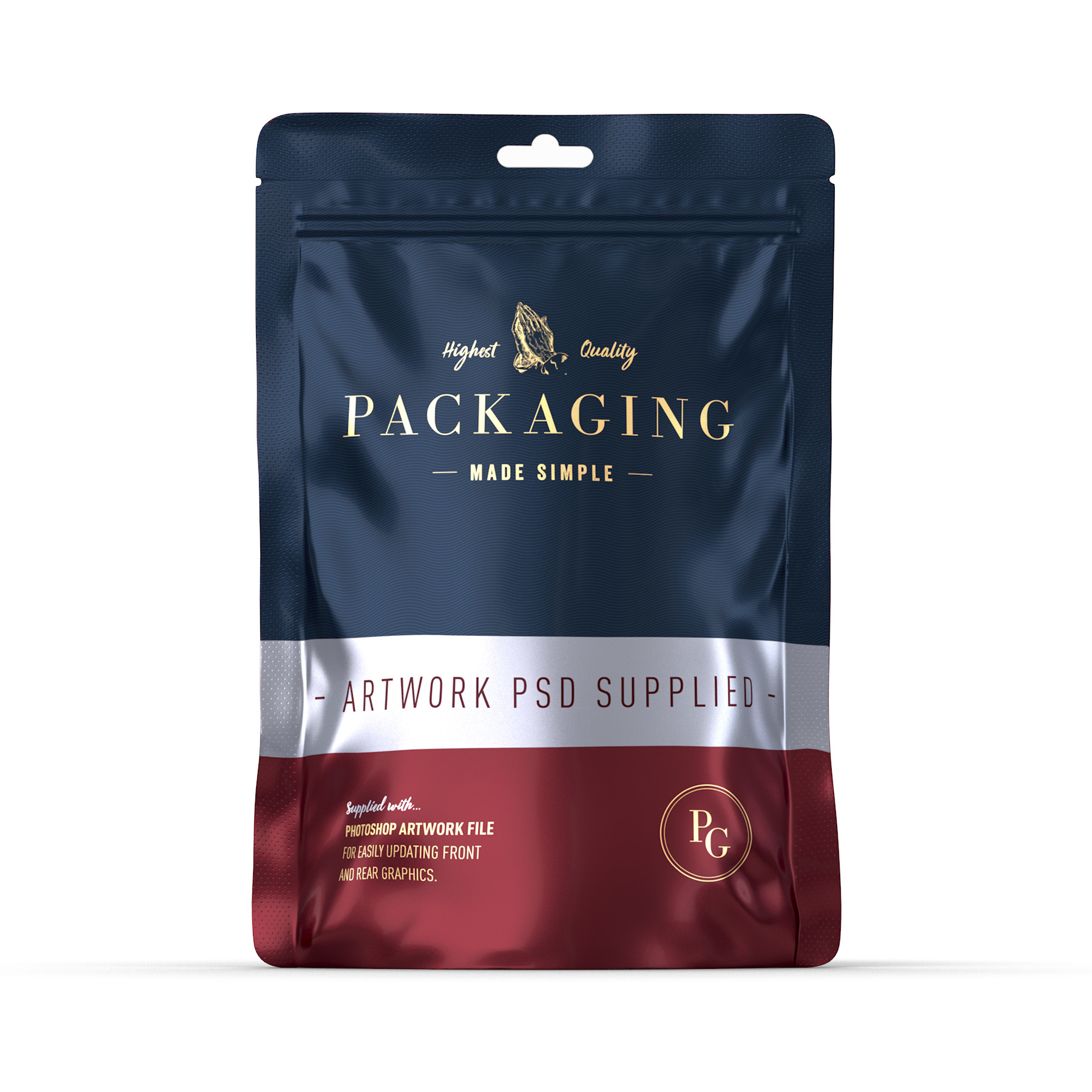 3D packaging food pouch model - TurboSquid 1336807