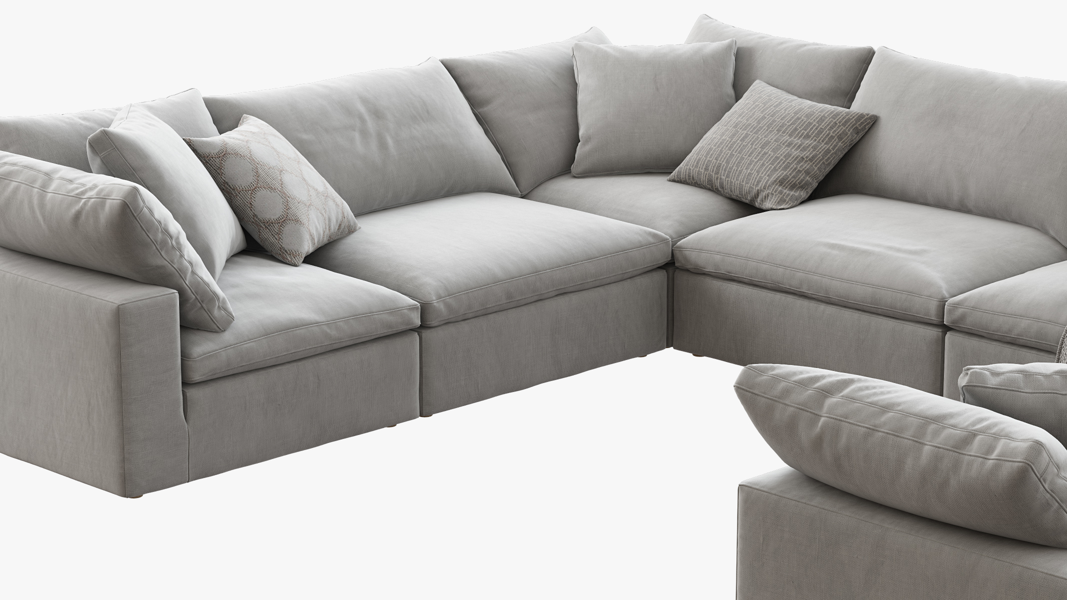 Restoration hardware cloud modular model - TurboSquid 1336892