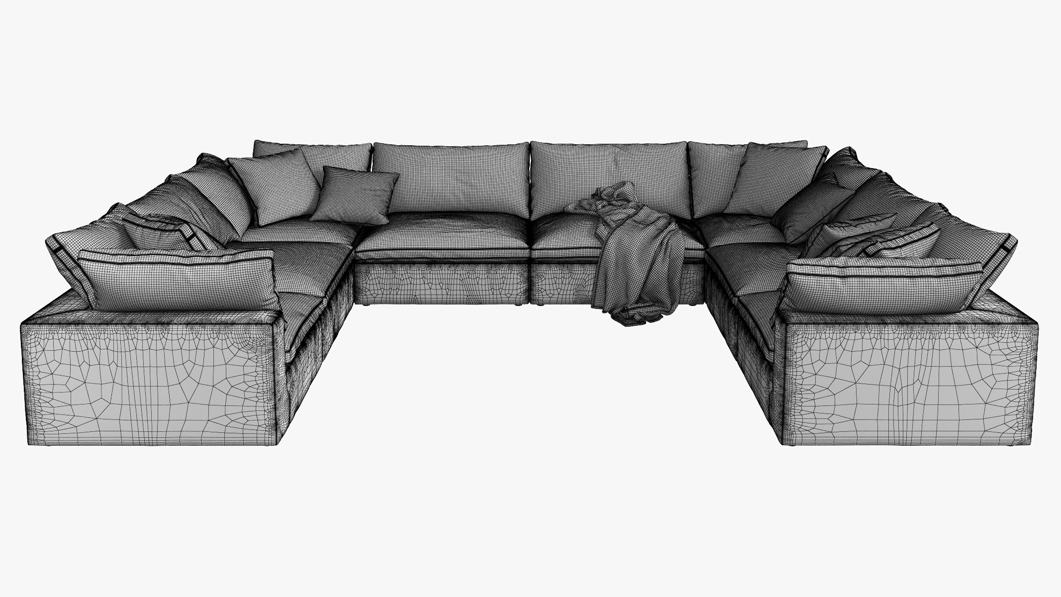 Restoration hardware cloud modular model - TurboSquid 1336892