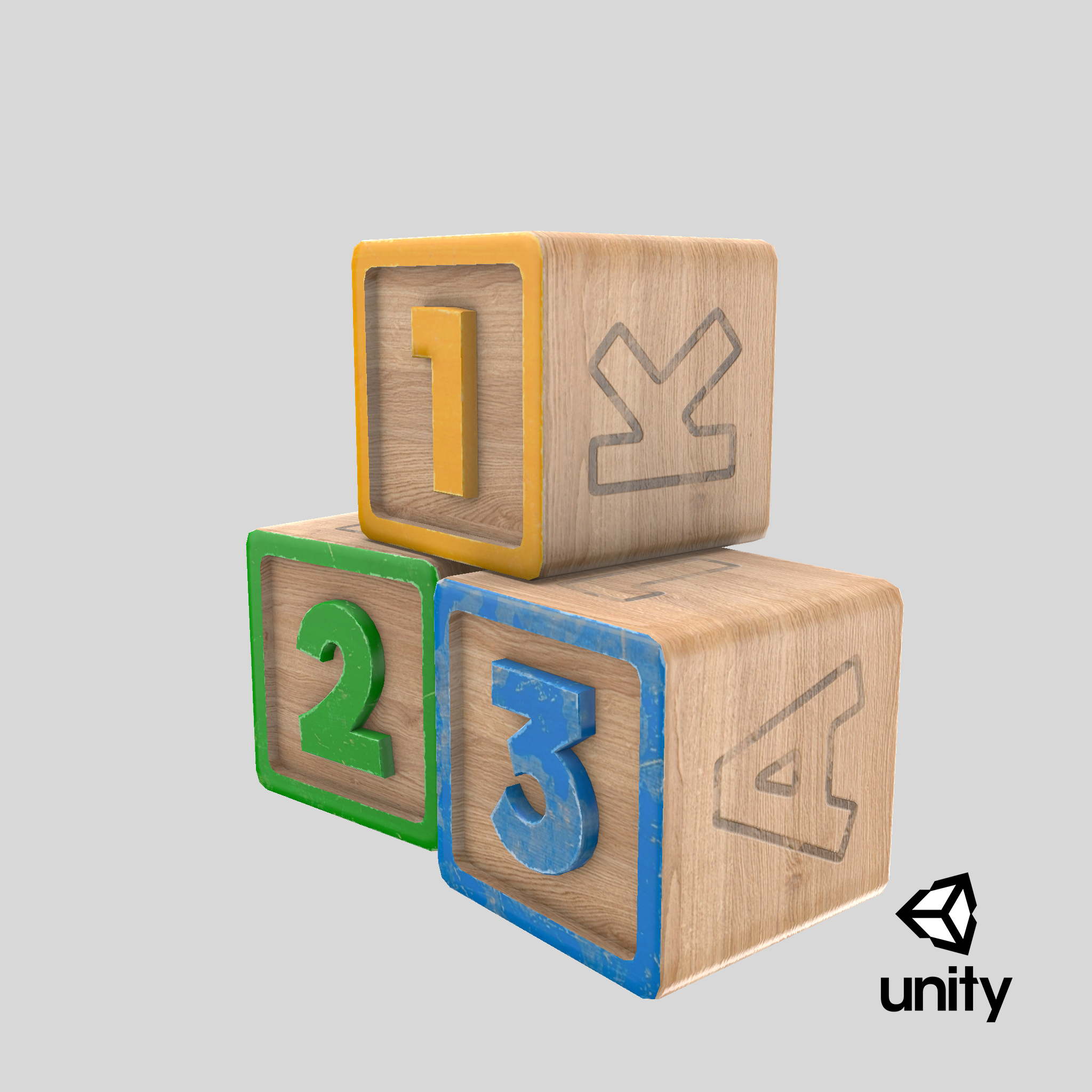 123 blocks model - TurboSquid 1281004