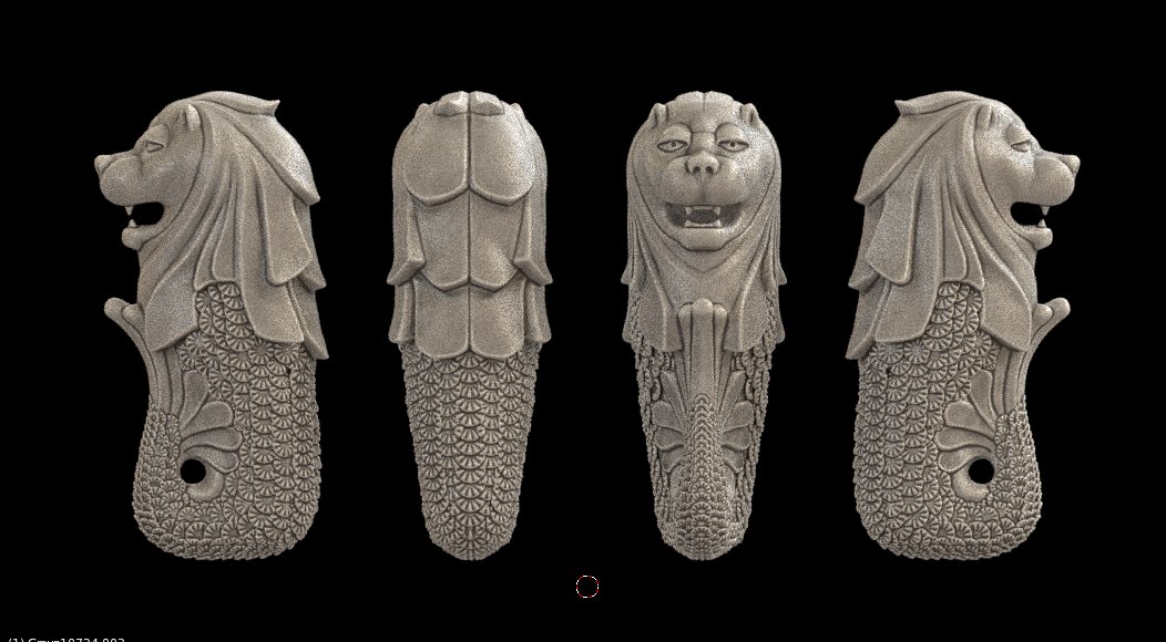 Singapore merlion 3D model - TurboSquid 1337099