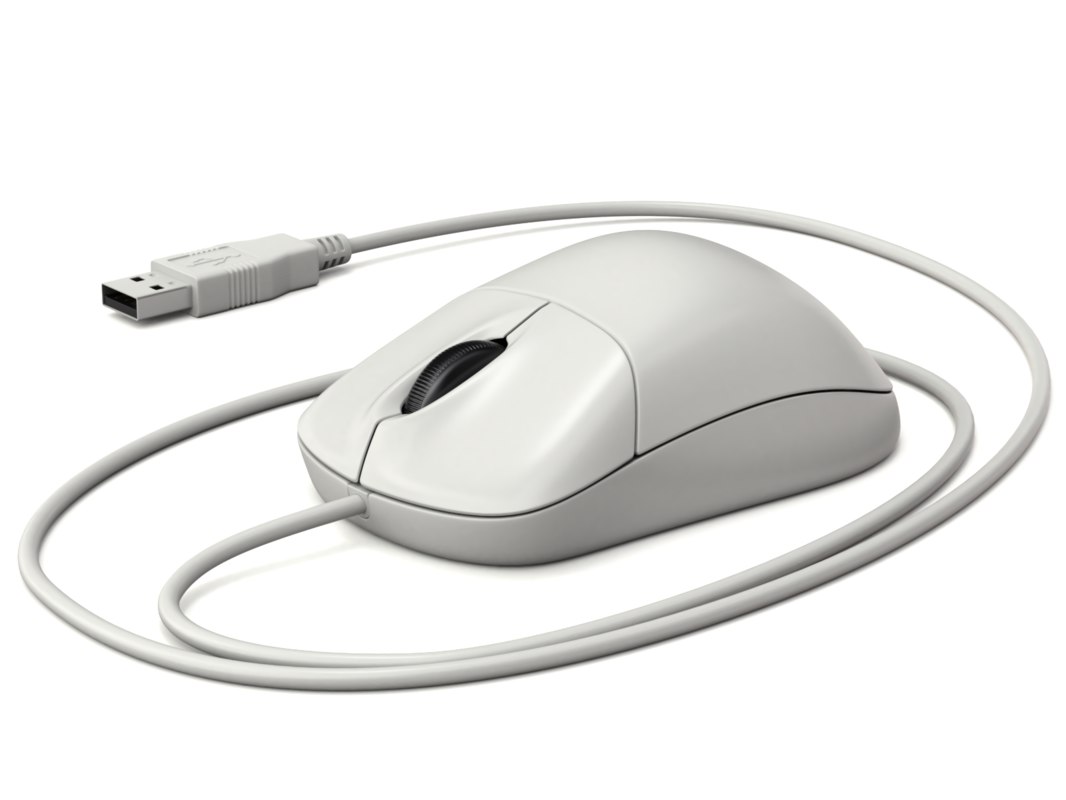 Computer mouse plug 3D model - TurboSquid 1337118