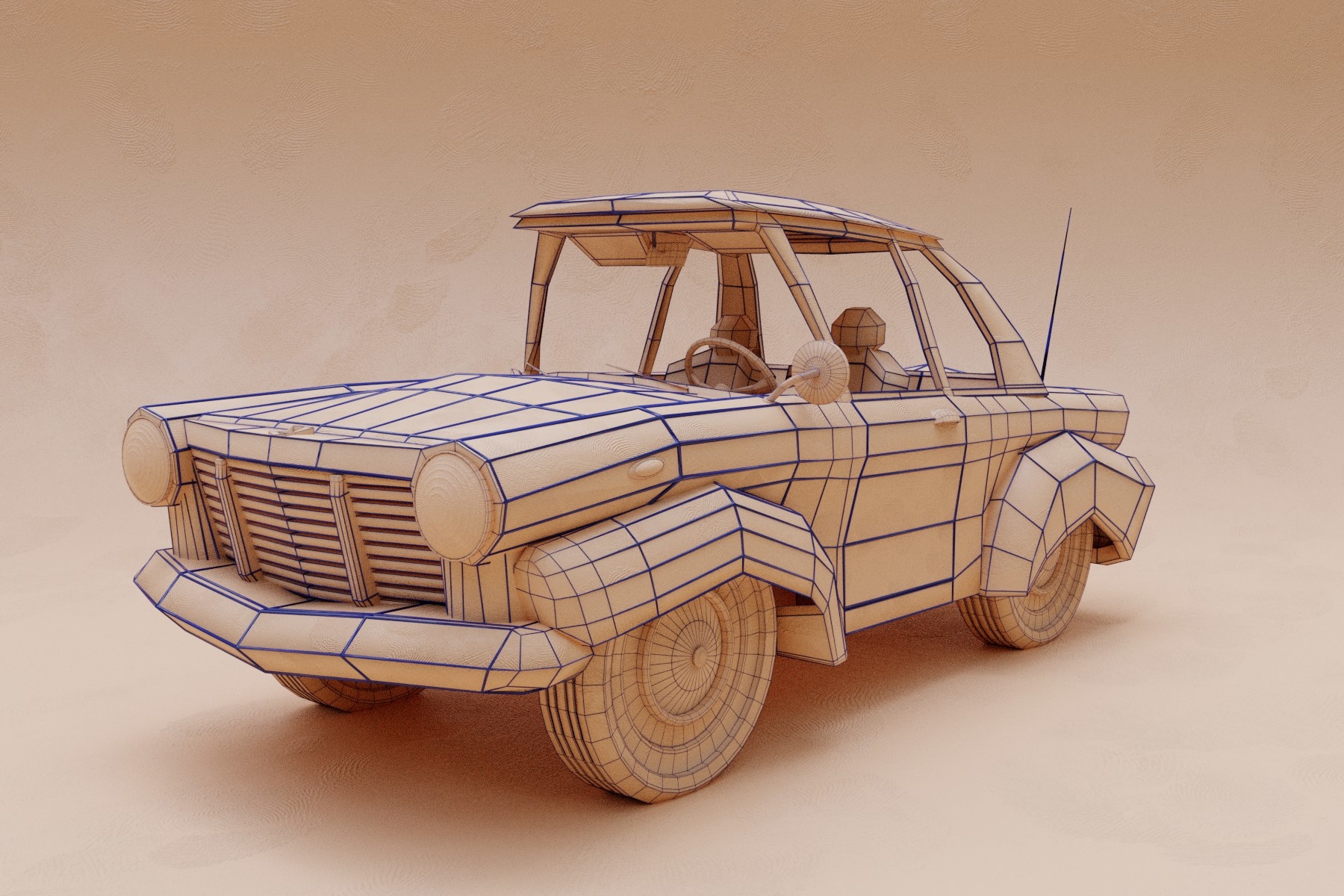 3D stylized car model - TurboSquid 1337239