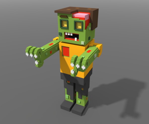 Voxel ghost magicavoxel model - TurboSquid 1342664