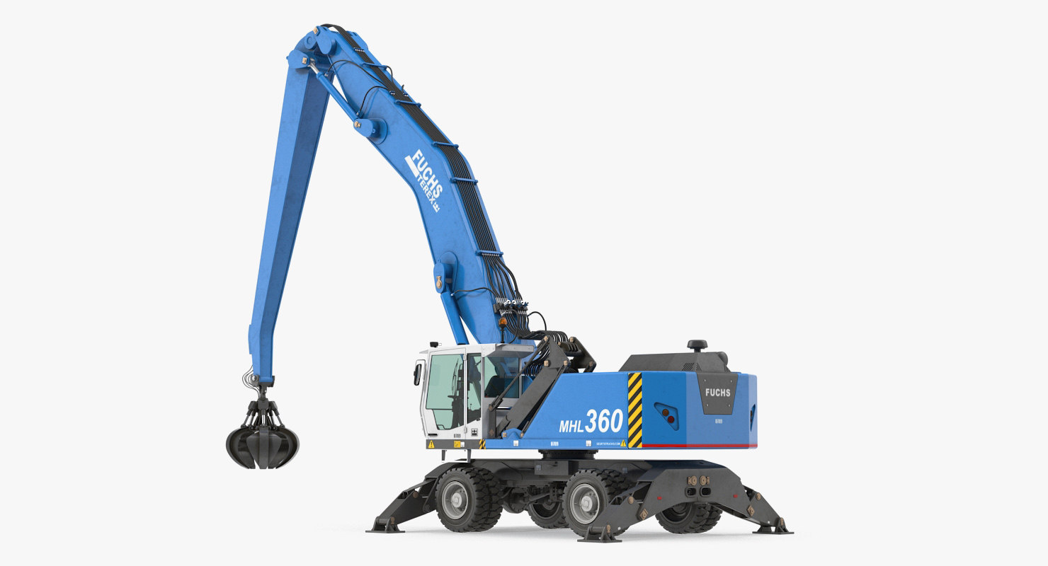 Handler terex fuchs mhl360 3D model - TurboSquid 1337507