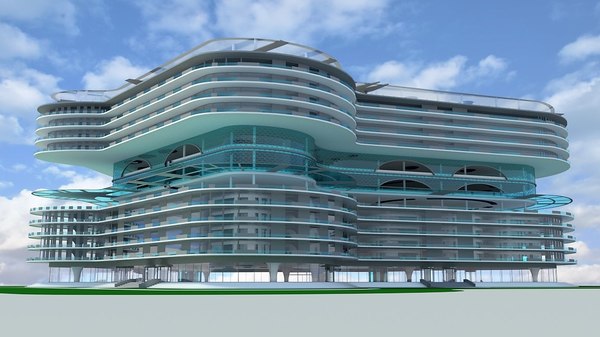 modern contemporary 3d model