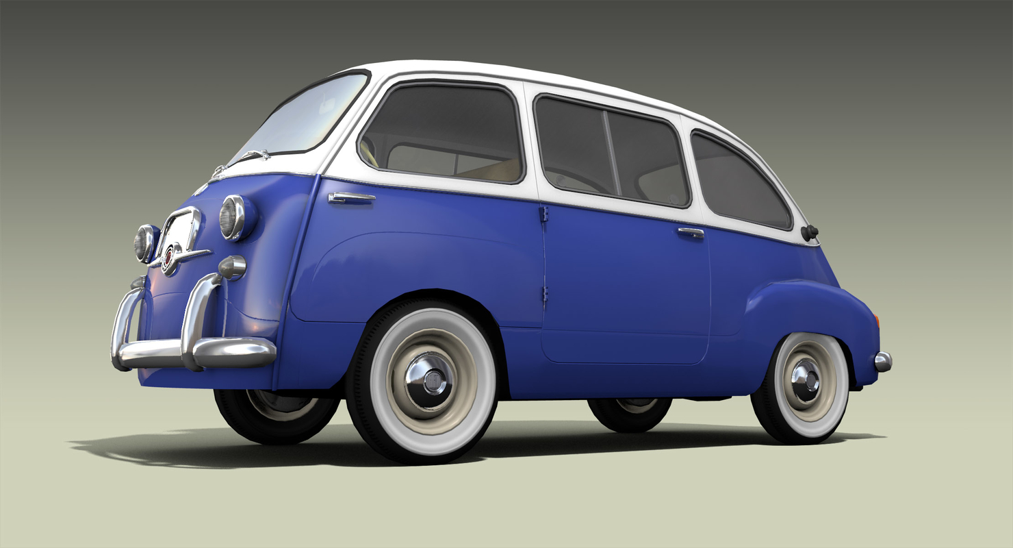 3D fiat multipla - TurboSquid 1337766